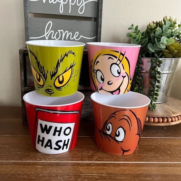 Holiday | 4 New Christmas Grinch Popcorn Buckets | Poshmark